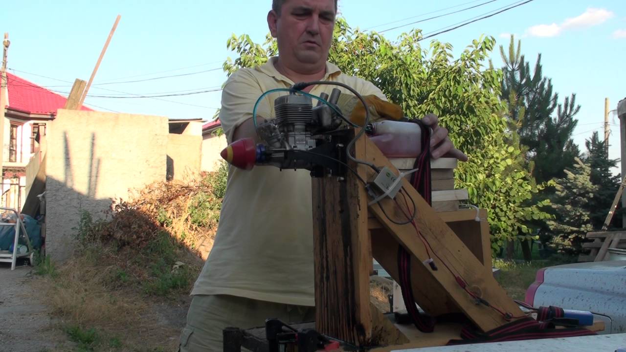 Fortaj si latenta hoovering NGH GT35R 35 cc - YouTube