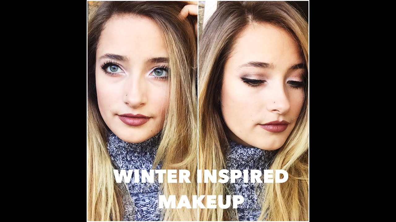Winter Inspired Makeup Tutorial - YouTube