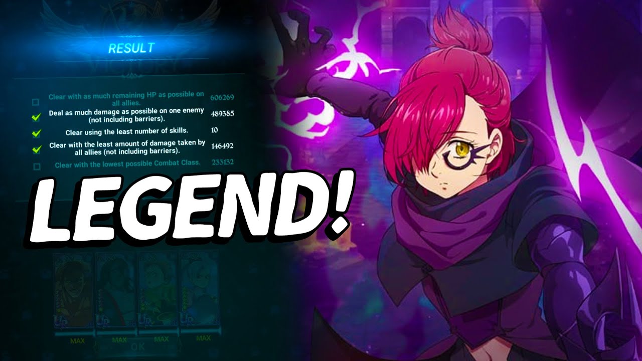 How to Beat Final Boss Gowther Legend Difficulty! | 7DS Grand Cross ...
