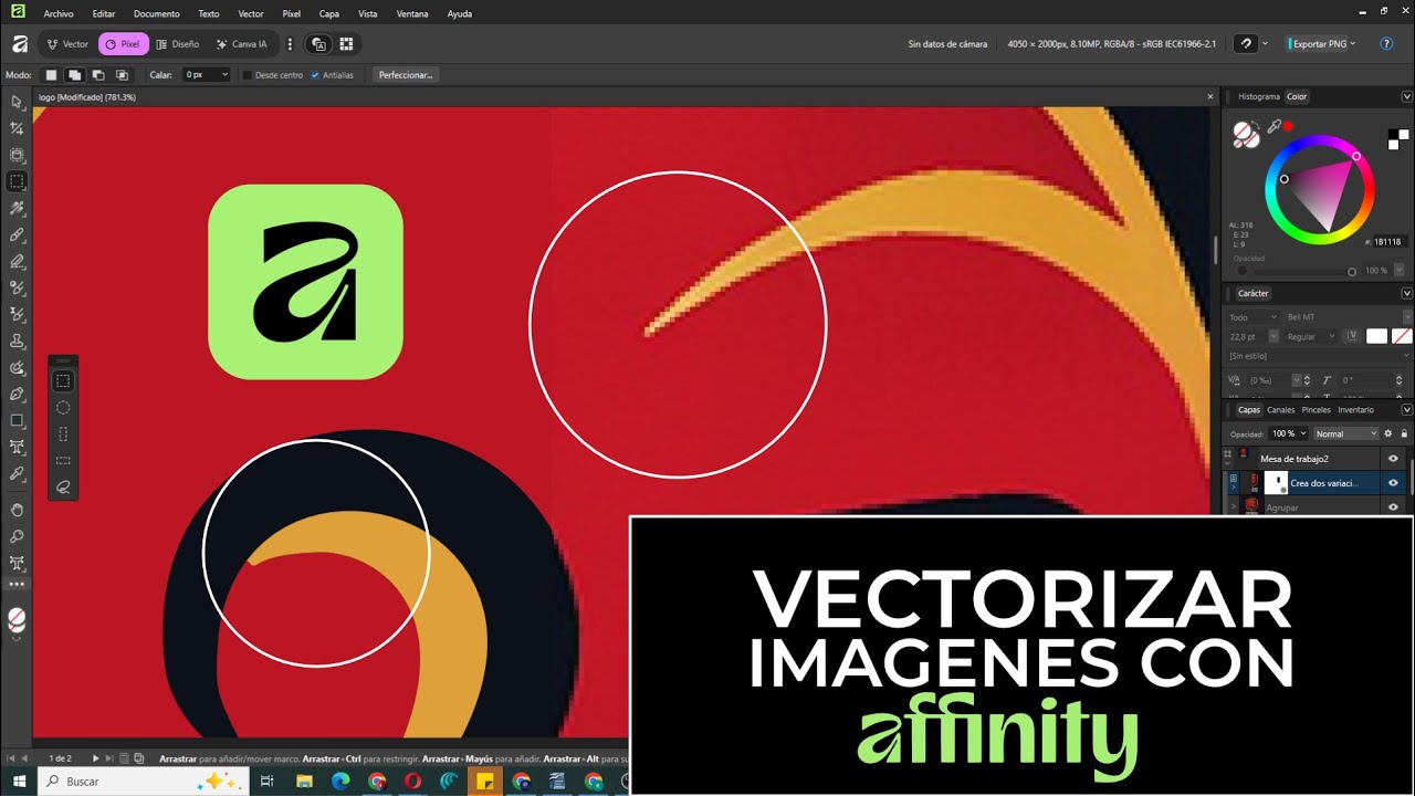 Cómo Convertir Cualquier Imagen en Vector GRATIS con Affinity (Sin ...
