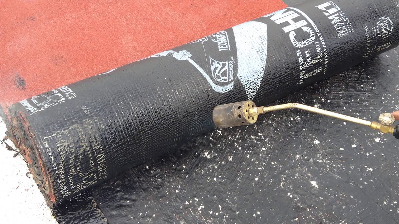 Colocación de impermeabilizante. - YouTube