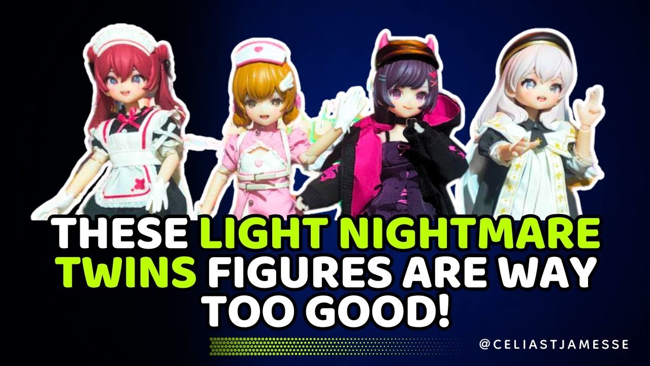 These Light Nightmare Twins Figures Are WAY Too Good 😍🖤 - YouTube