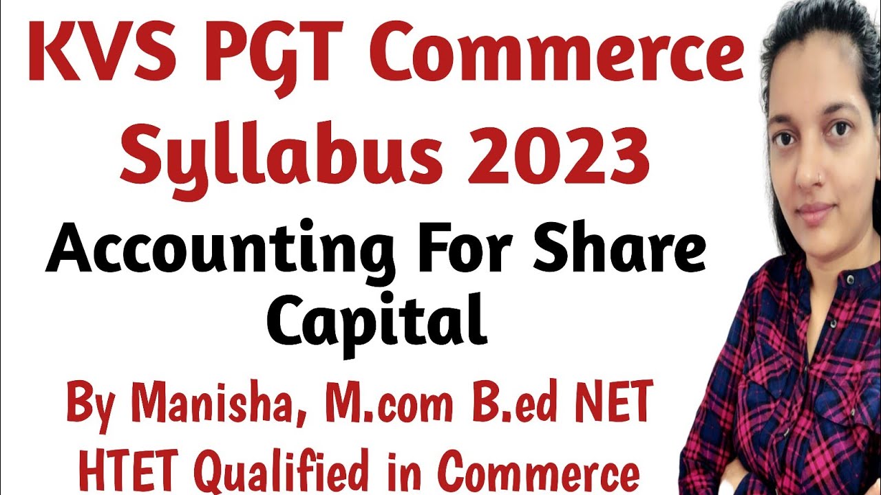 KVS PGT Commerce Preparation | KVS PGT Commerce | KVS PGT Commerce Classes | HPSC PGT Commerce ...