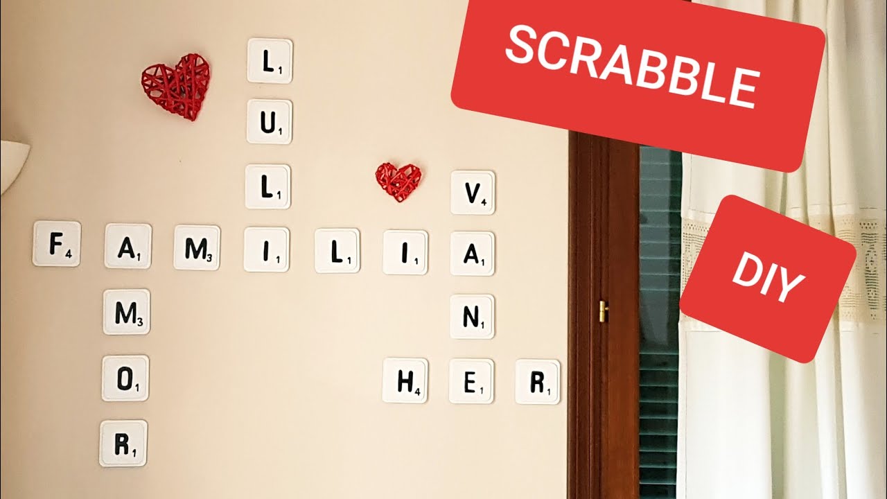 💞COMO HACER FICHAS SCRABBLE CON CARTON😀💞 - YouTube
