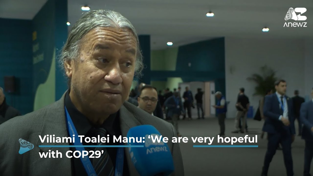 Viliami Toalei Manu: ´We are very hopeful with COP29´ - YouTube