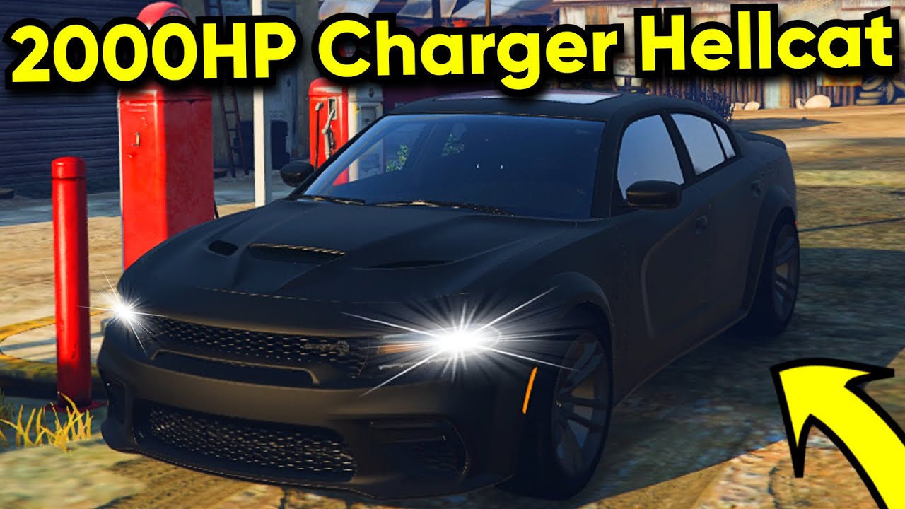 Stealing A 2000HP Dodge Charger Hellcat In GTA 5 RP! - YouTube