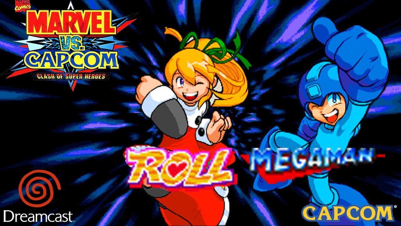 Marvel vs Capcom (Dreamcast) - Roll & Megaman - YouTube