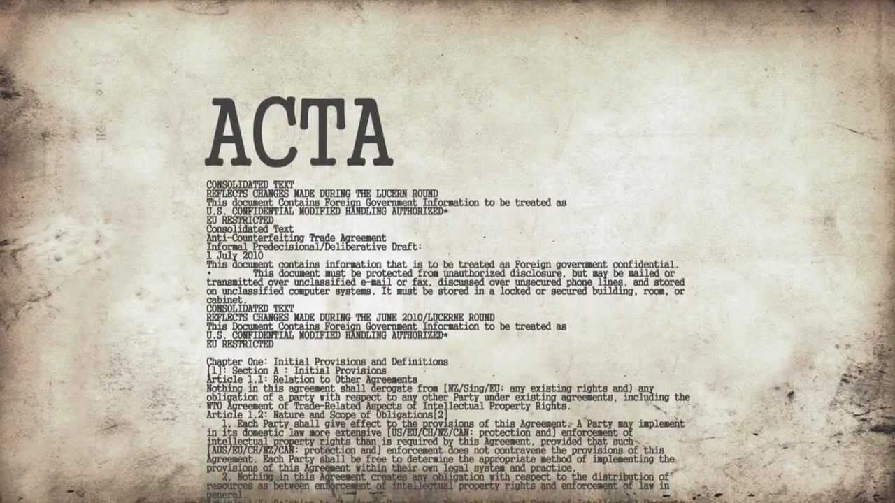 What Is ACTA? - YouTube