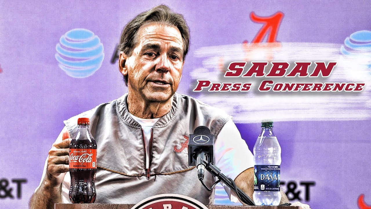 Saban talks about everyday effort and 2020 schedule - YouTube