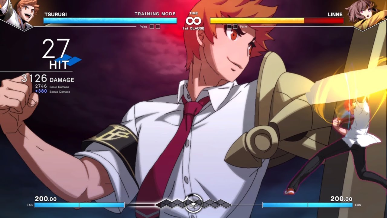 Tsurugi Combos - Under Night In-Birth II Sys:Celes Open Beta - YouTube