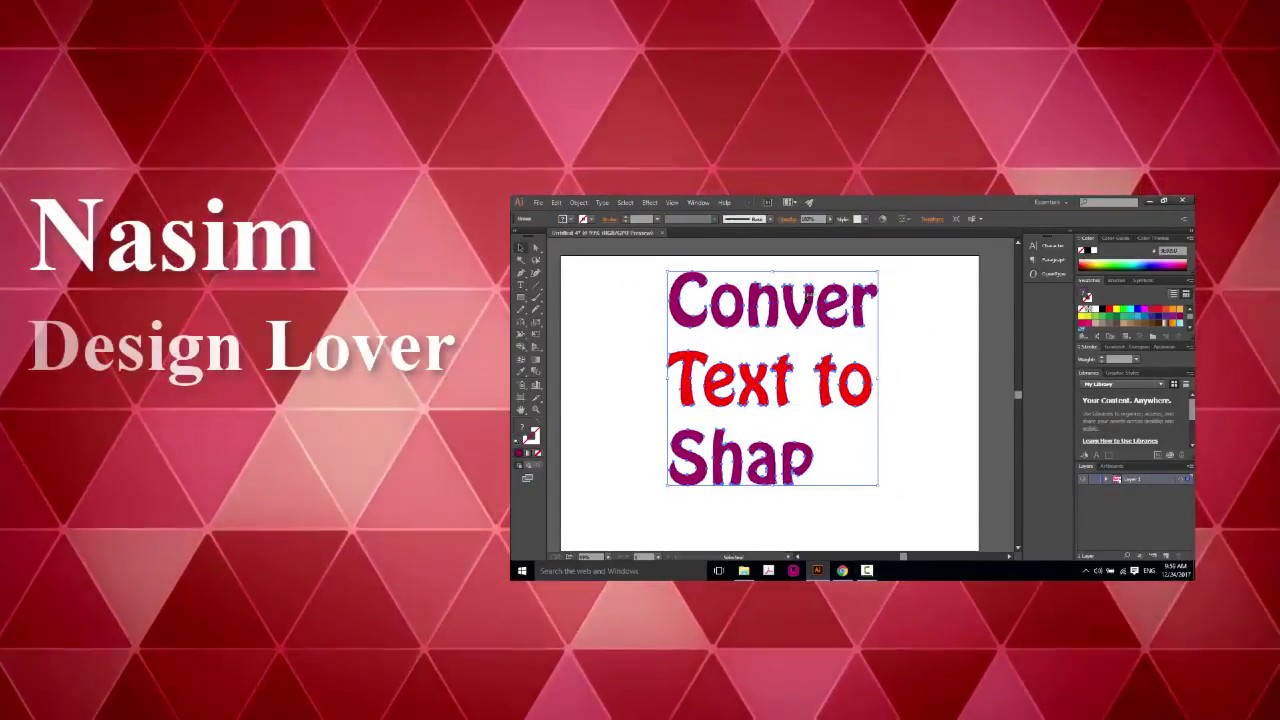 006 Convert Text To Shape By Design Lover Khmer Illustrator Cs6 Khmer 006-convert-text-to-shape-by-design-lover-khmer-illustrator-cs6-khmer