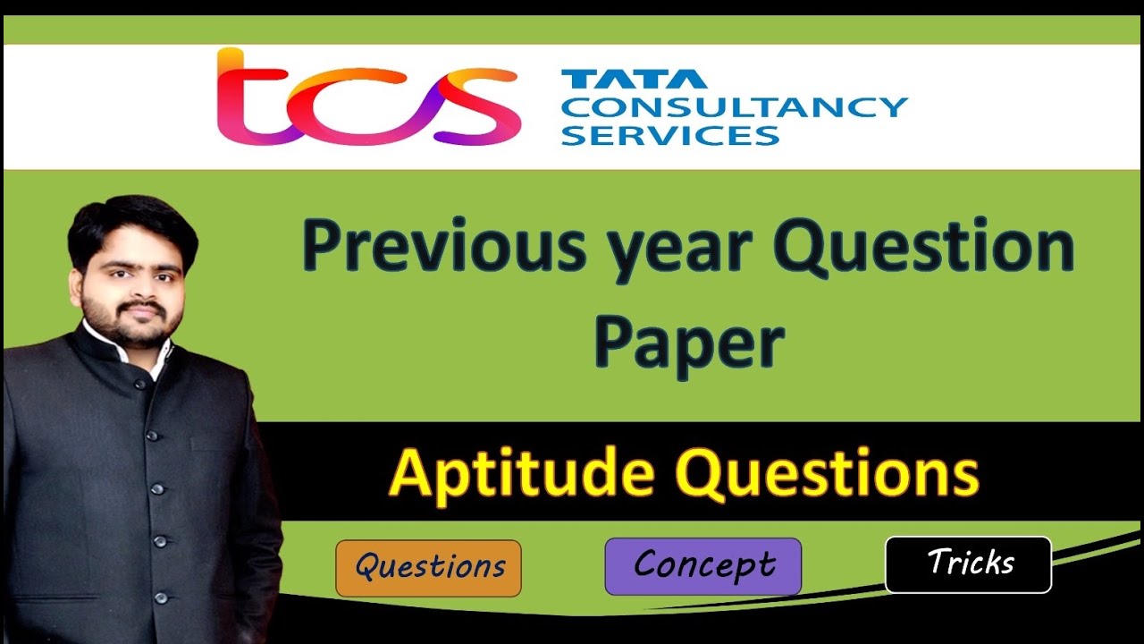 TCS Previous Year Placement Paper| Numerical Ability | TCS NQT ...