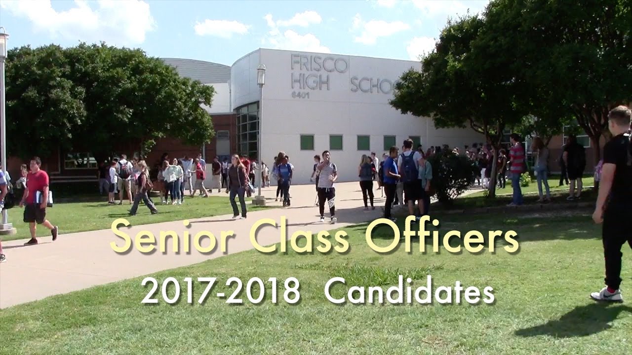 FHS Senior Class Officers Campaign Videos - Class of 2018 - YouTube