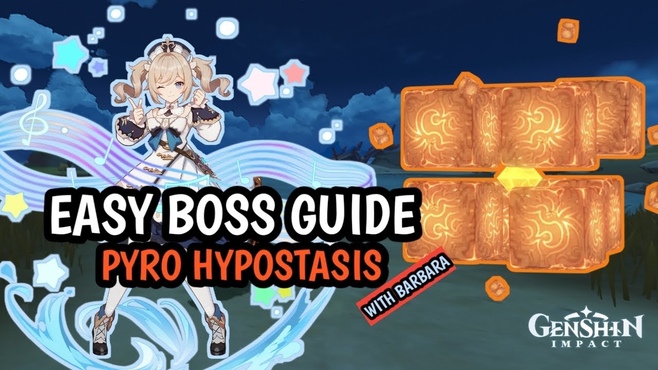 Easy Boss Guide : Pyro Hypostasis - Genshin Impact - YouTube