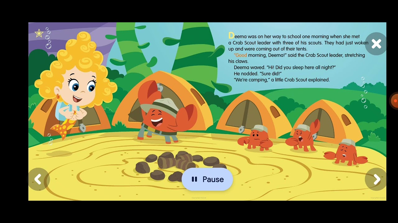 The Legend Of Pinkfoot Reading Along With Bubble Guppies Nick Jr. - YouTube