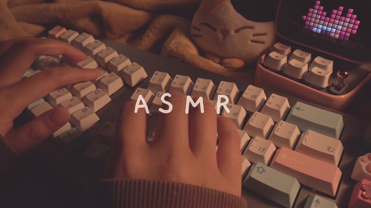 Aluminum Keyboard Collection | Cozy ASMR (no mid-roll ads) ☁ - YouTube