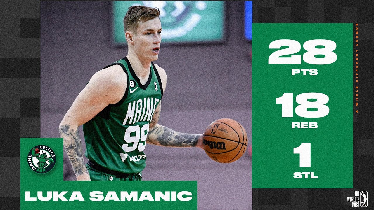 Luka Samanic Posts 28 PTS & 18 REB In Celtics' Victory Over Vipers ...