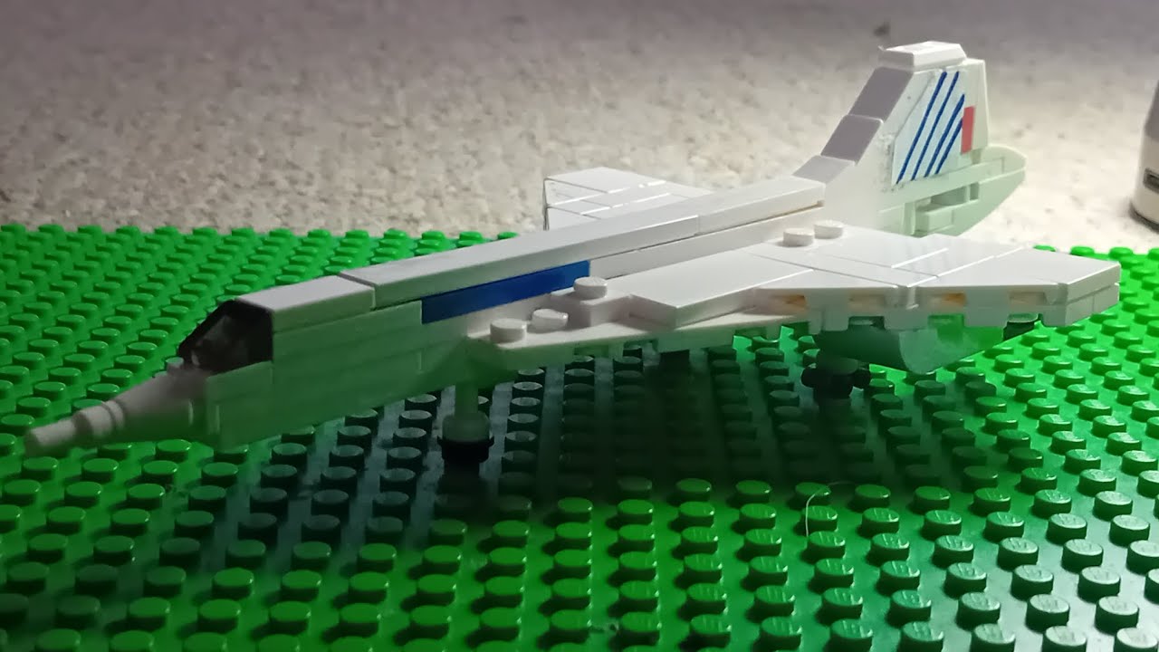 Custom lego concorde tutorial. - YouTube