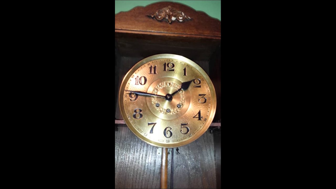 mauthe wall clock westminster - YouTube