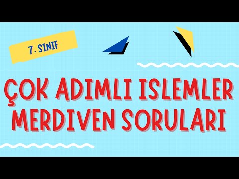 ÇOK ADIMLI İŞLEMLER (MERDİVEN SORULARI) ▶ 7. Sınıf Matematik Konu Anlatımı 📝