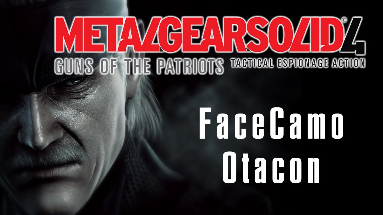 MGS 4 - FaceCamo Otacon - YouTube