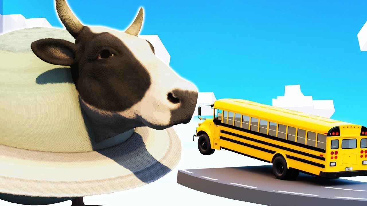 Cars vs La Vaca Saturno Saturnita (Italian Brainrot) | Teardown - YouTube