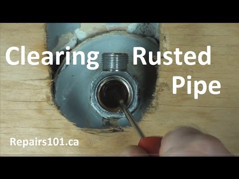 How To Get The Rust Out Of Old Plumbing Pipes