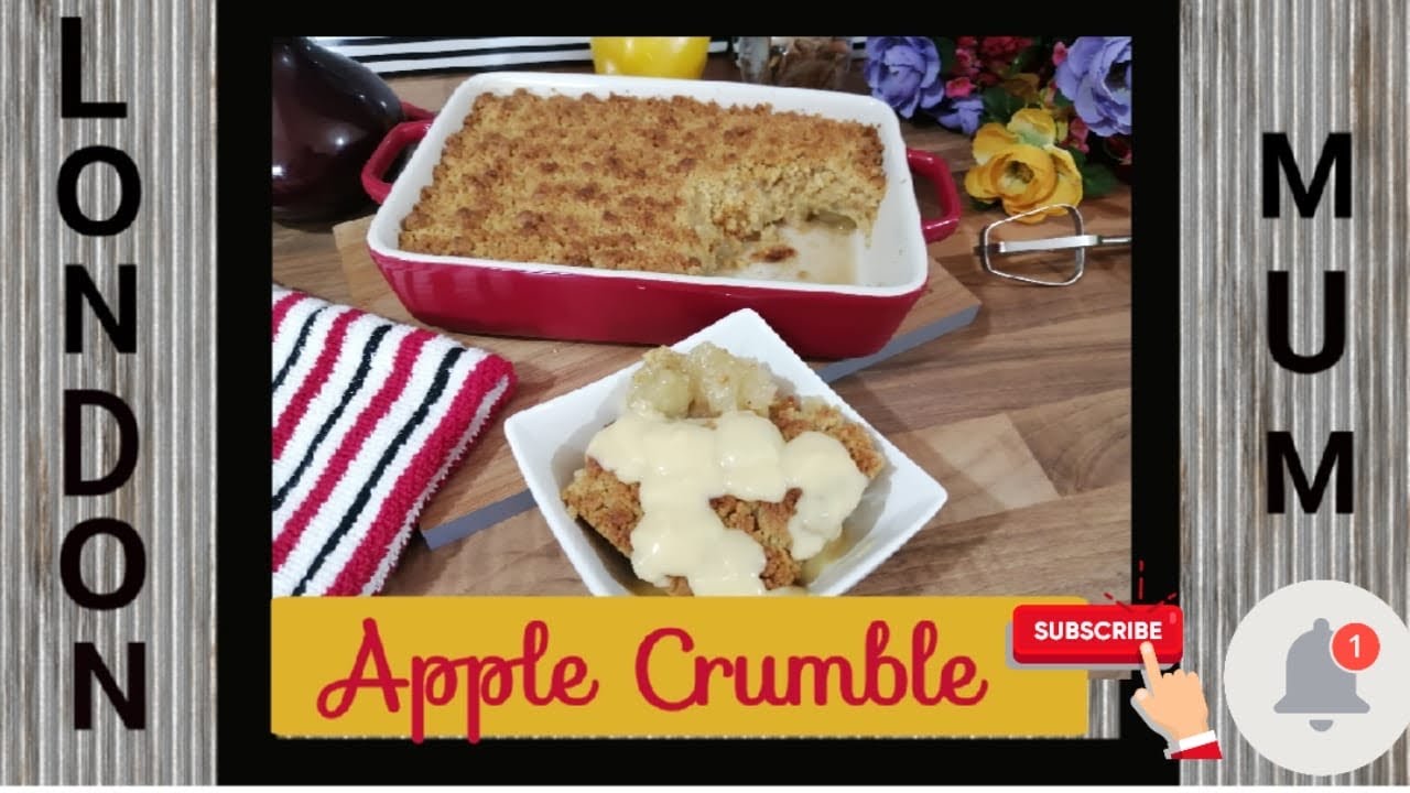 How to make homemade apple crumble - YouTube
