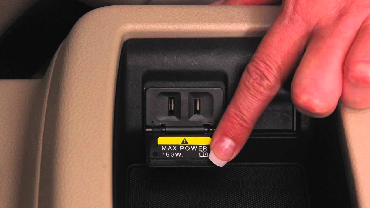 2012 NISSAN Quest - Power Outlets - YouTube