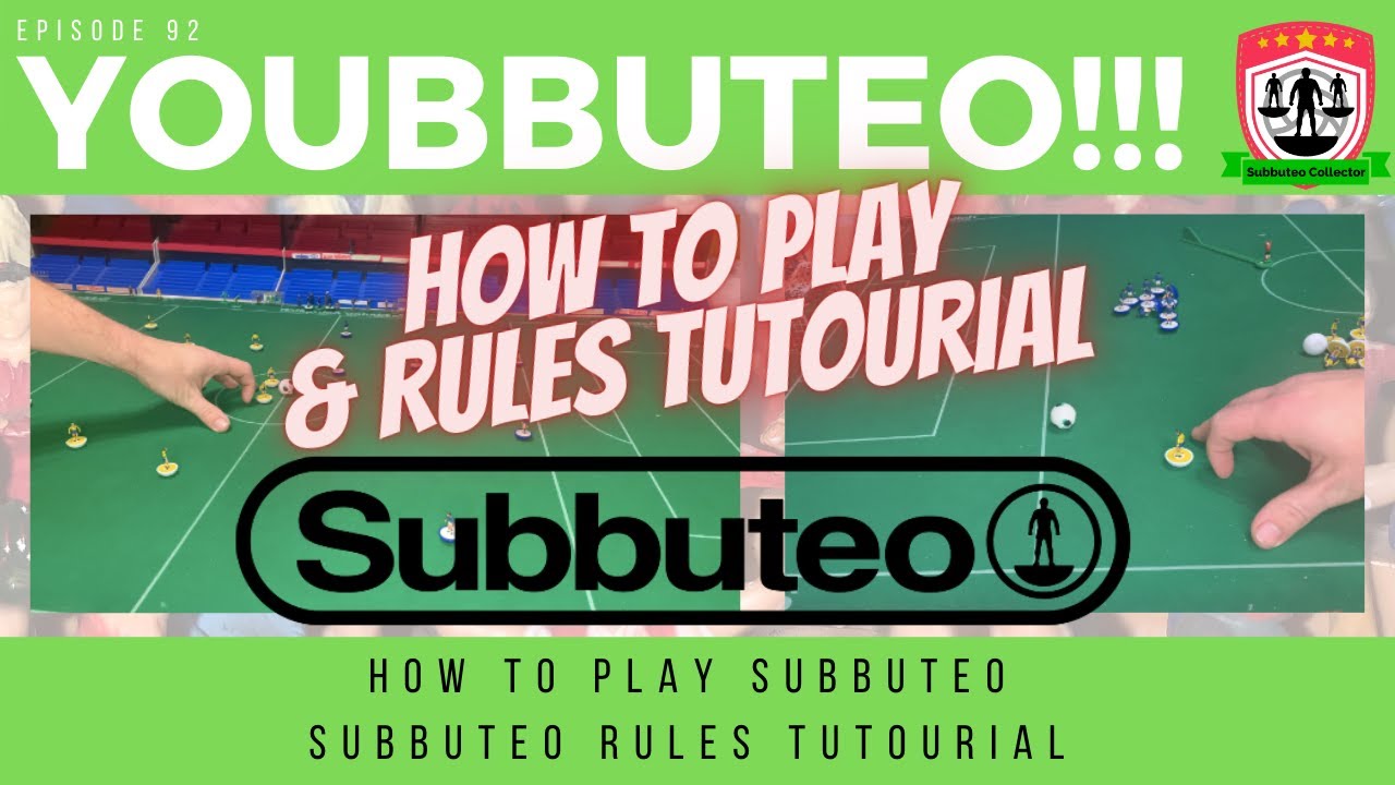 How to Play Subbuteo Subbuteo Rules and Tutorial on Youbbuteo - YouTube