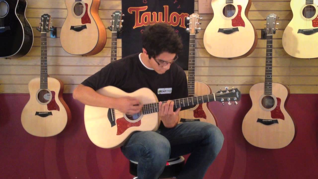 Taylor GS Mini Maple Limited Edition Acoustic Guitar Demo - YouTube