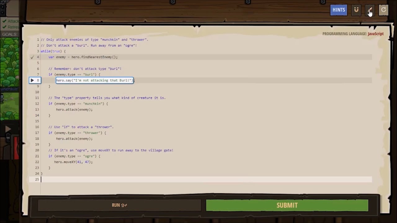 Endangered Burl CodeCombat - YouTube