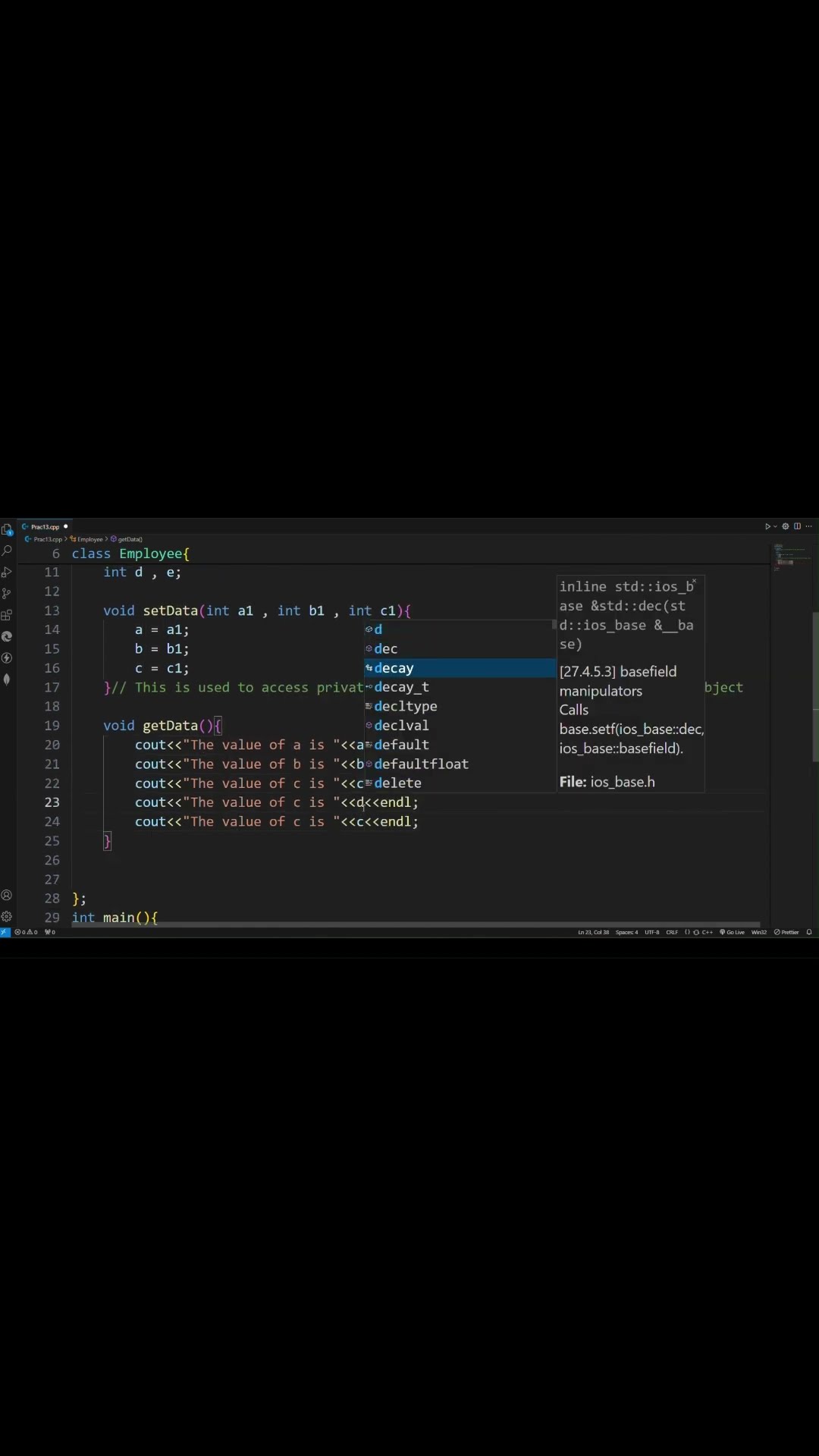 Classes And Objects In C Cpplearning Coding Computerscience 4850