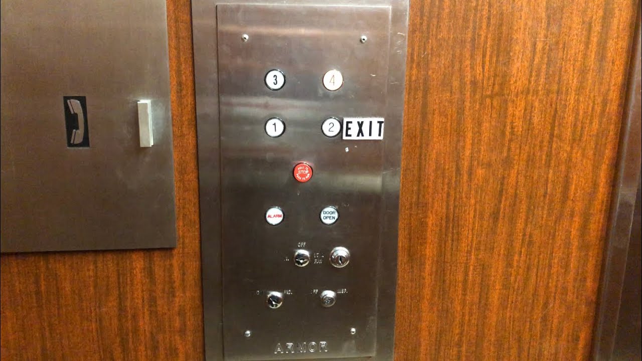 AWESOME Armor Hydraulic Elevators @ 1550 Professional Building - Park ...