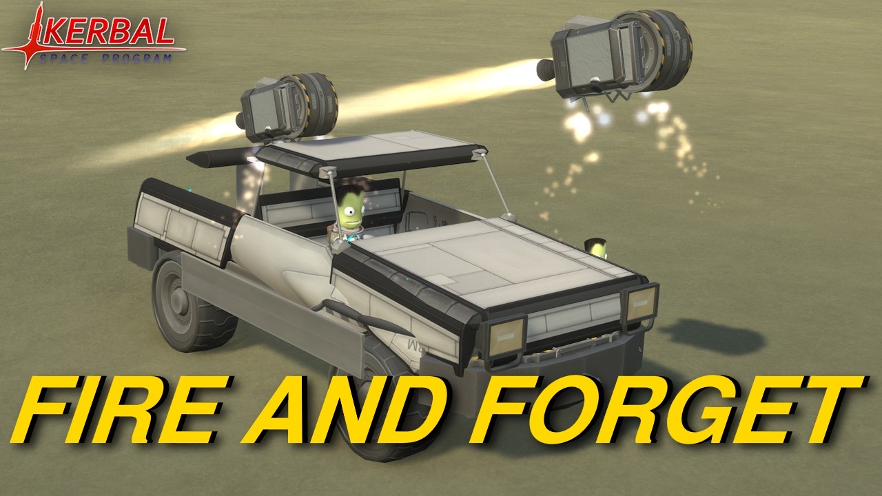 KSP - Fire and Forget Missiles (Stock) - YouTube