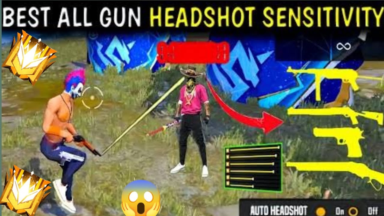 Best All Gun Headshot SenSitivity for Free Fire | 😱😱😱 - YouTube