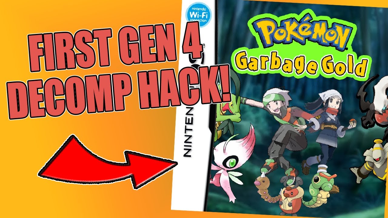 The FIRST Gen 4 Decomp Hack -- Pokemon Garbage Gold Pt. 1 - YouTube