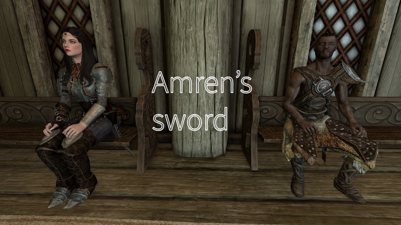 Skyrim - Amren's family sword - YouTube