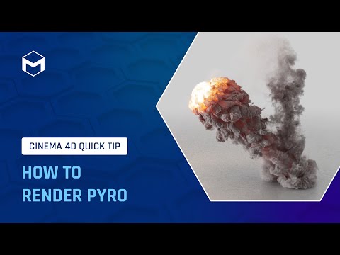 #C4DQuickTip 62: How to render Pyro in Cinema 4D