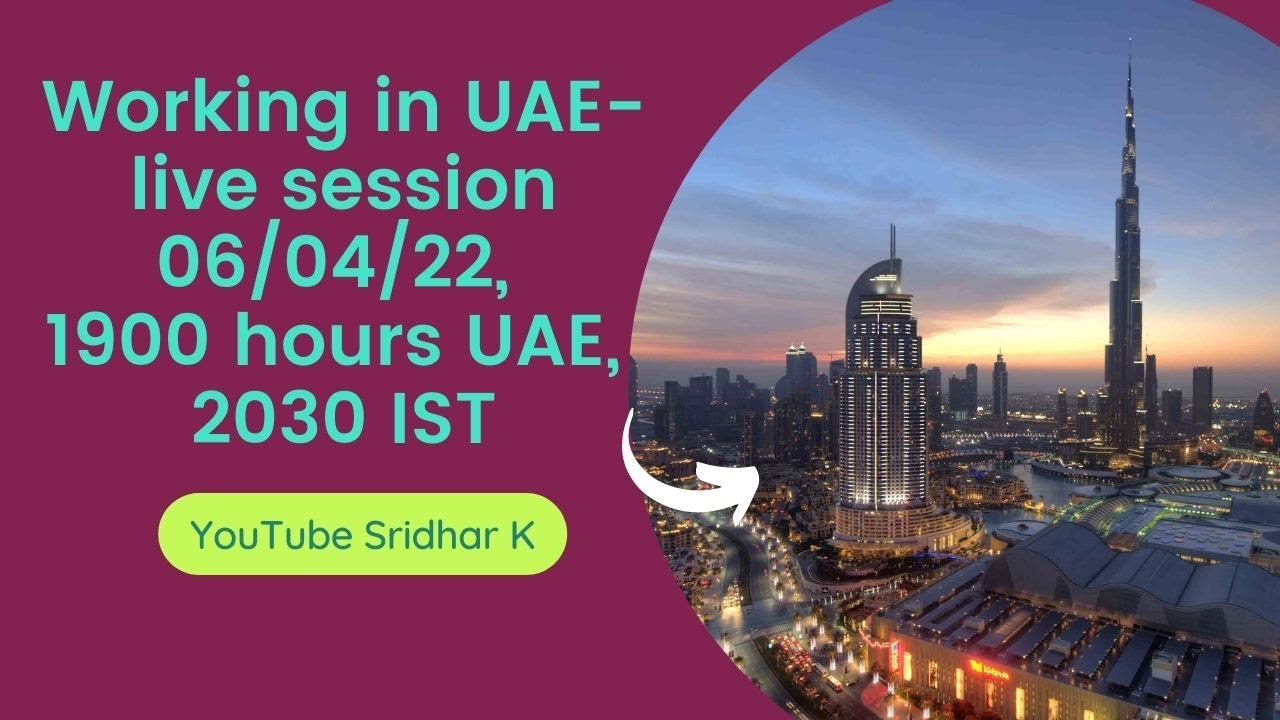 Working in UAE - YouTube