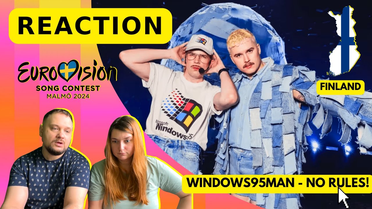 🔊 Реакція на Windows95man - 'No Rules!' - Finland 🇫🇮 | Eurovision 2024 ...