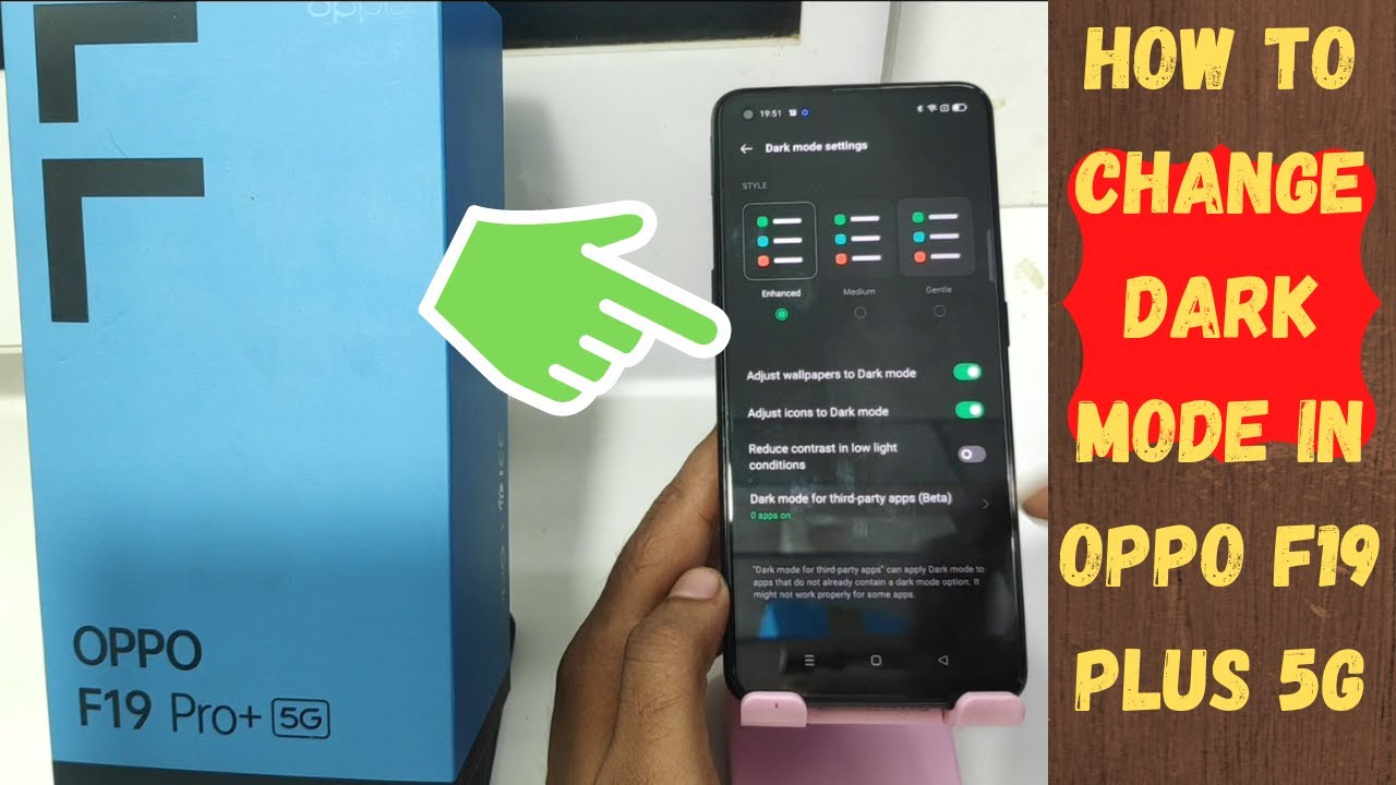 How to Change Dark Mode in OPPO F19 plus 5G,OPPO F19s | How to Set Dark ...