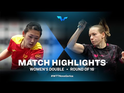 Highlights | Maria X./Adina D. vs Hana M./Barbora B. | WD R16 | WTT Contender Nova Gorica 2022