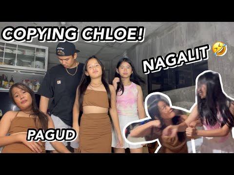 COPYING CHLOE FOR A DAY!! (NAPIKON MARE NIYO 🤣) | Grae and Chloe