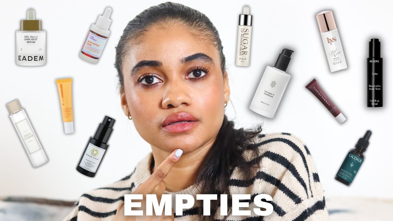 EMPTIES: All the products I've finished! (& all of my thoughts) - YouTube