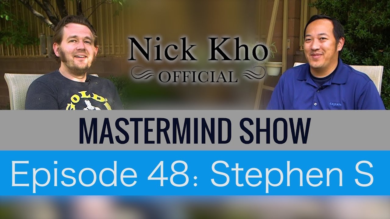 Stephen Steiner CEO of Aerogel Technologies & Nick Kho Mastermind - YouTube