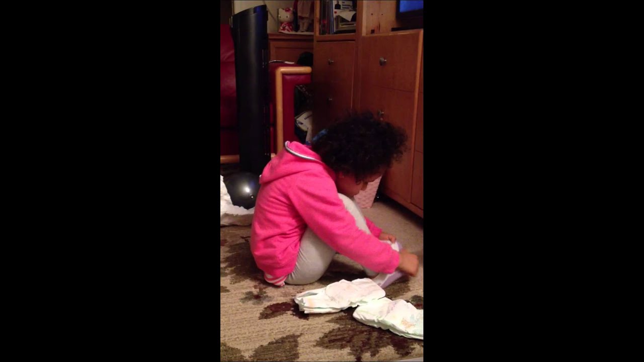 Diaper bandit! - YouTube