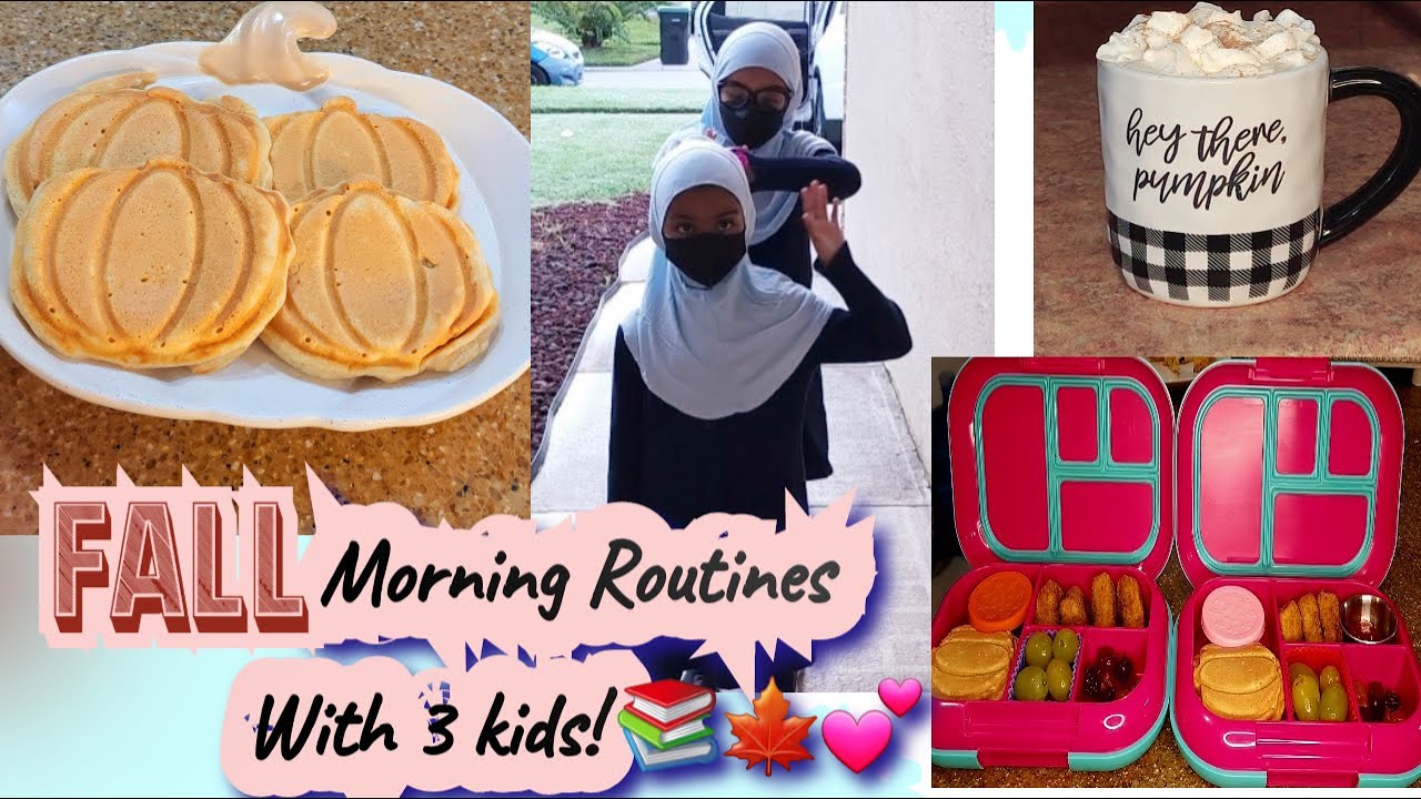 *NEW* FALL MORNING ROUTINE BACK TO SCHOOL MOMMY OF 3 2022. # ...