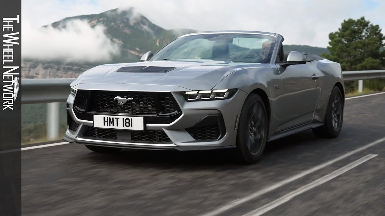 2024 Ford Mustang GT Convertible | Iconic Silver | Driving, Interior ...