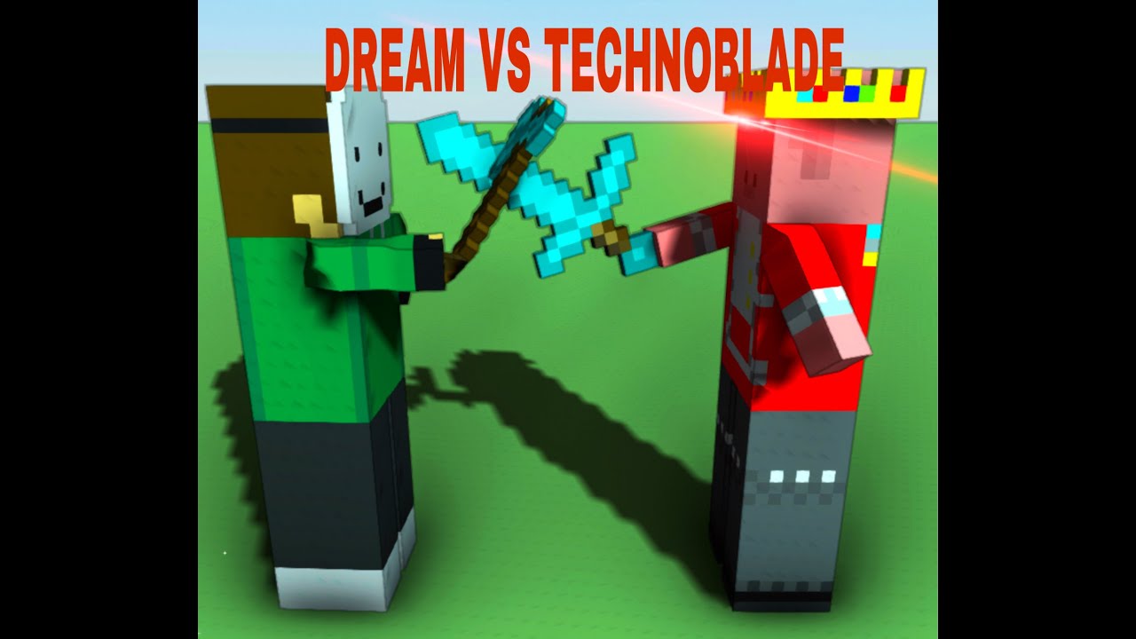 dream vs technoblade minecraft animation - YouTube